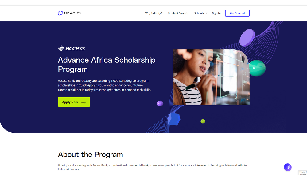 This nanodegree scholarship program will help get you started in your ...
