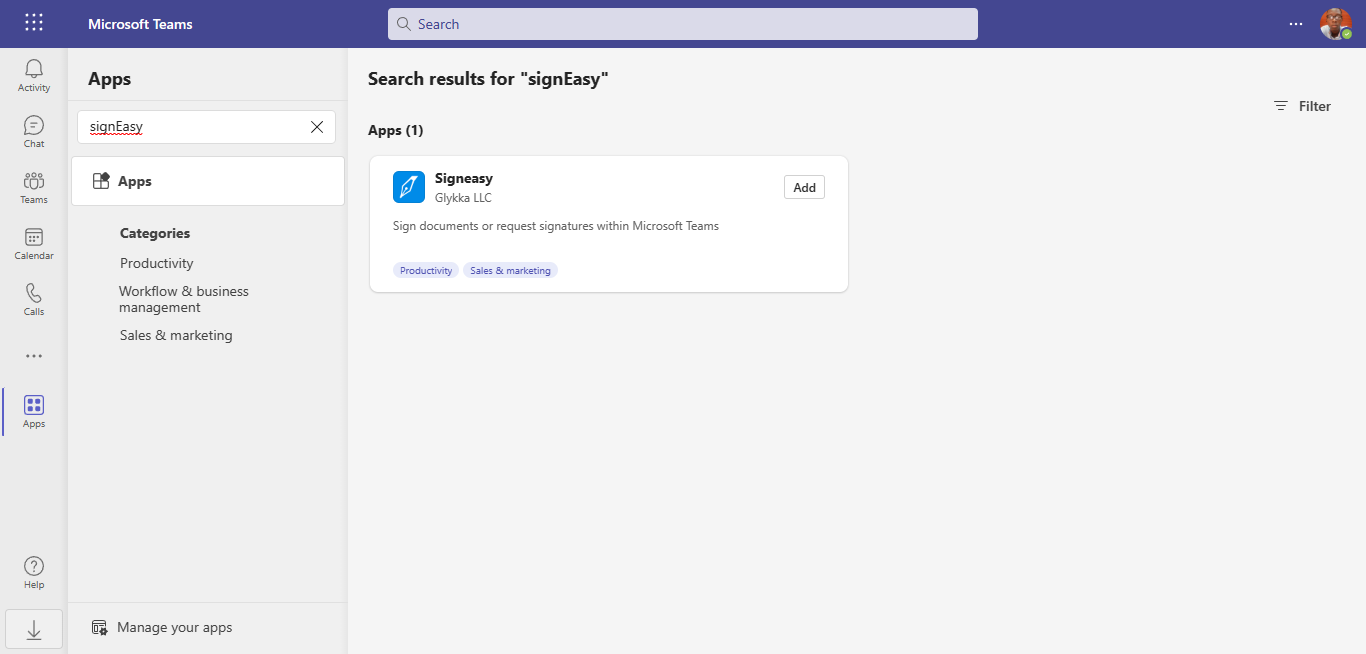 How to Sign Documents in Microsoft Teams with SignEasy