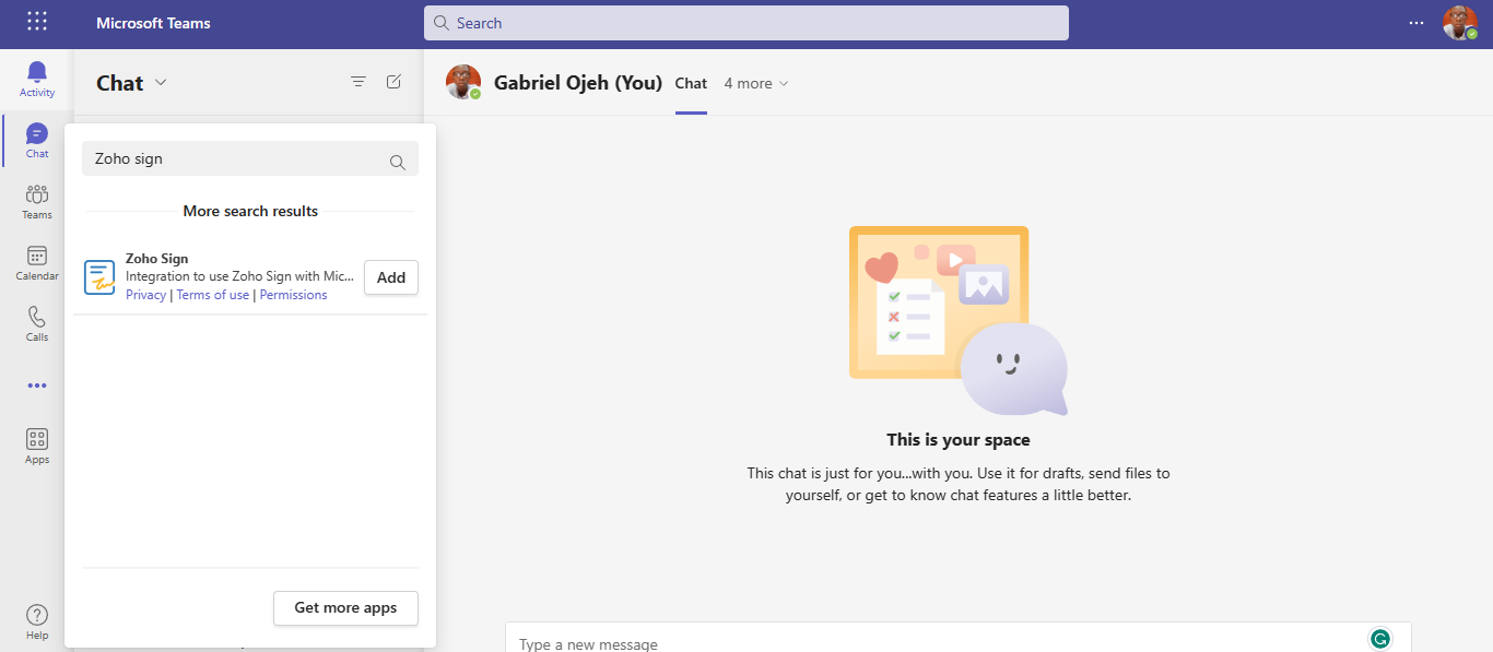 How to Sign Documents in Microsoft Teams Using Zoho Sign