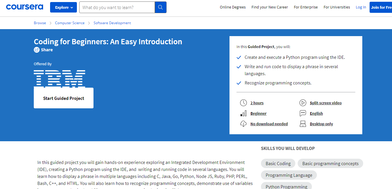 6 Free Coding Courses for Beginners