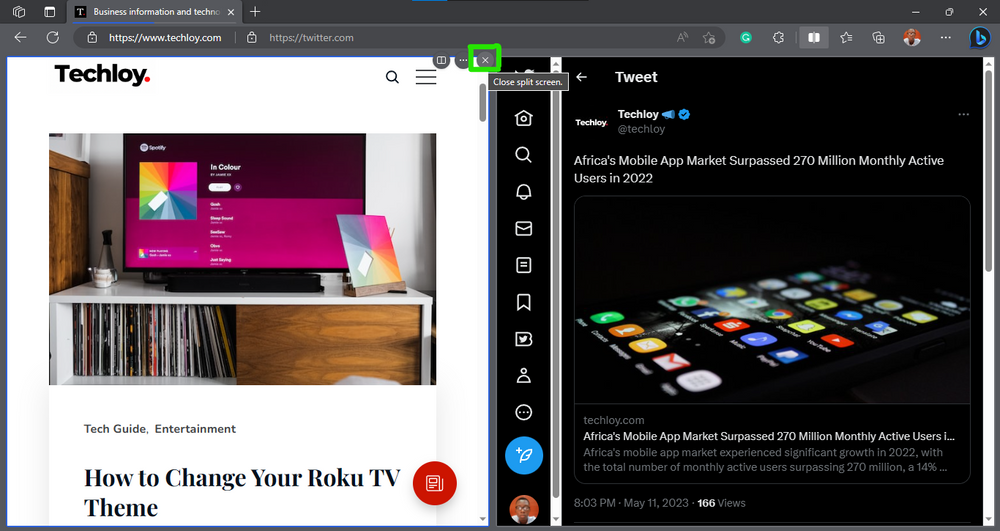 How to Split Screen in Microsoft Edge Browser