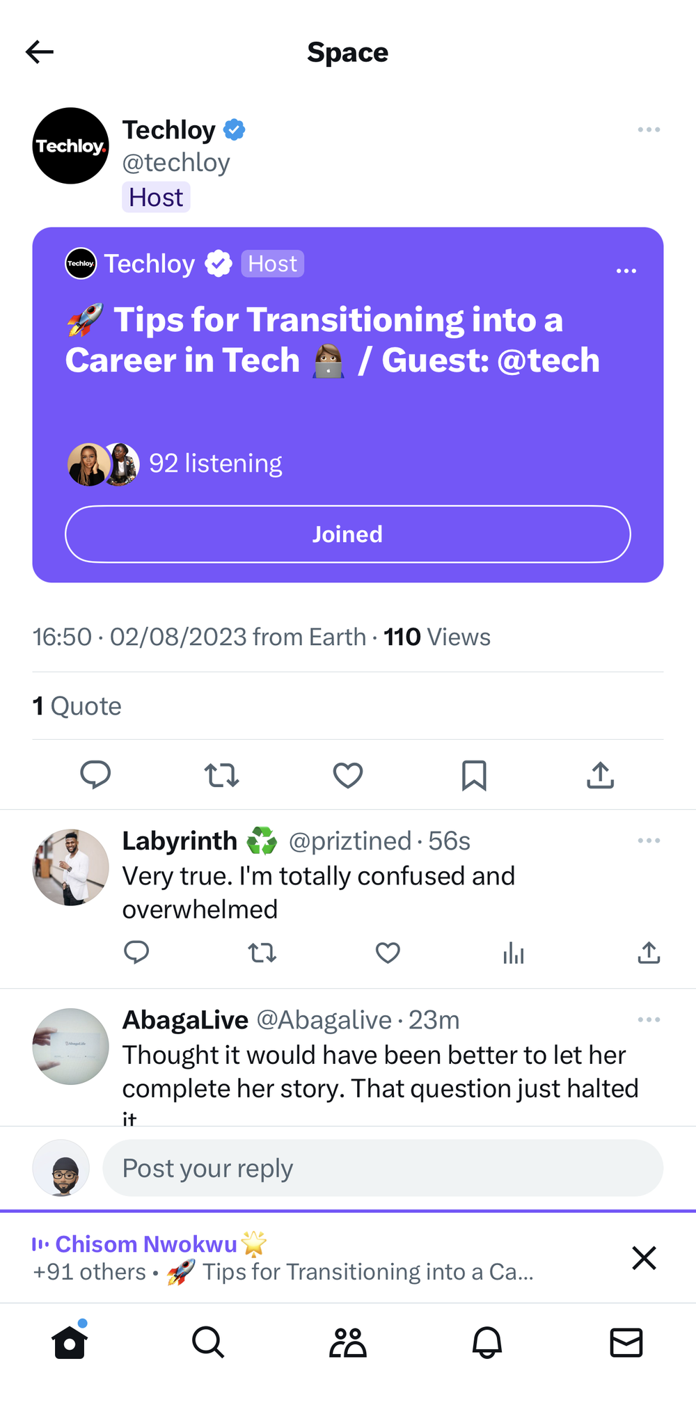 How to Create and Host Twitter (X) Spaces for Live Audio/Video ...