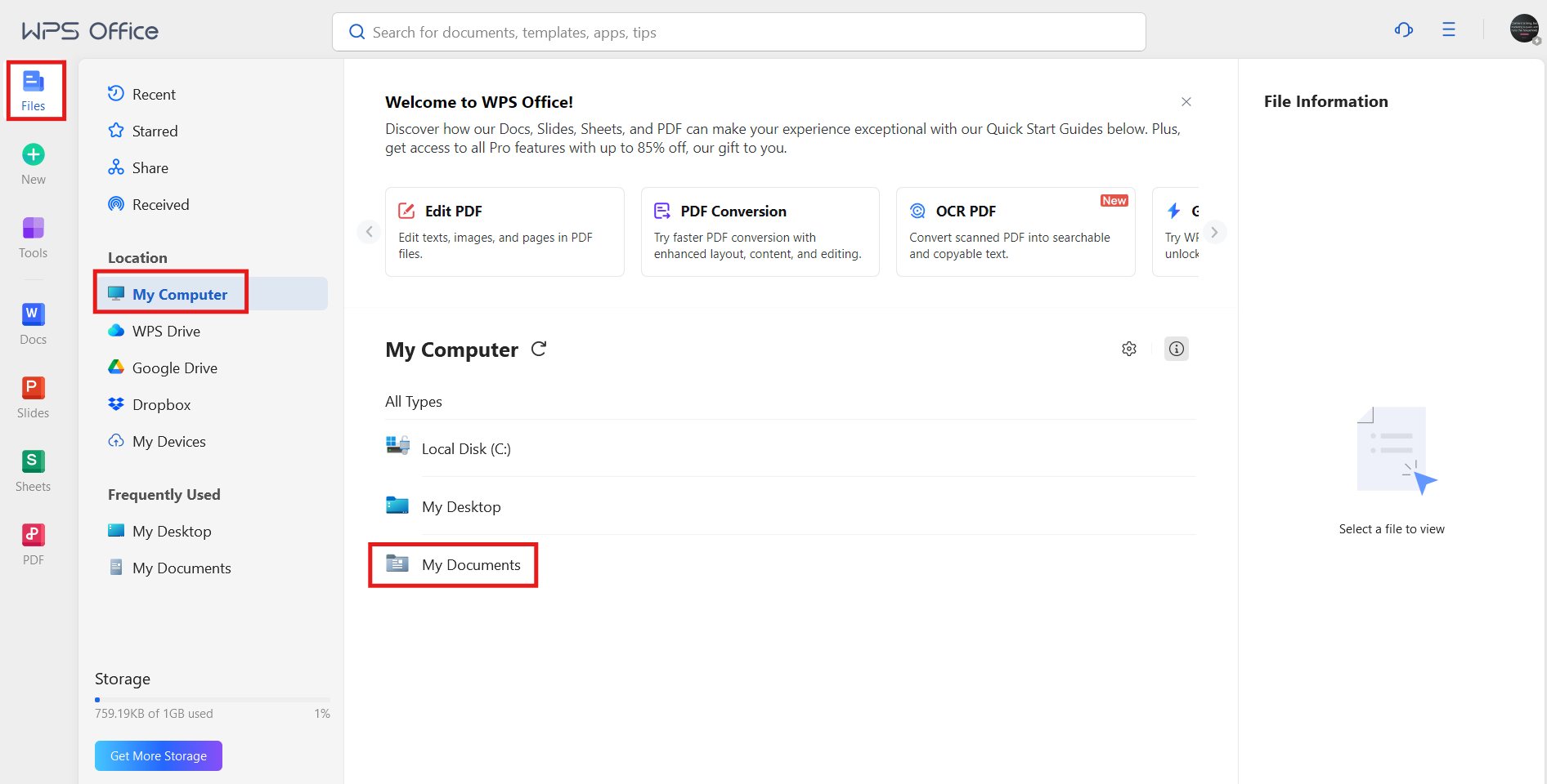 How to Password-Protect a Document in WPS Office