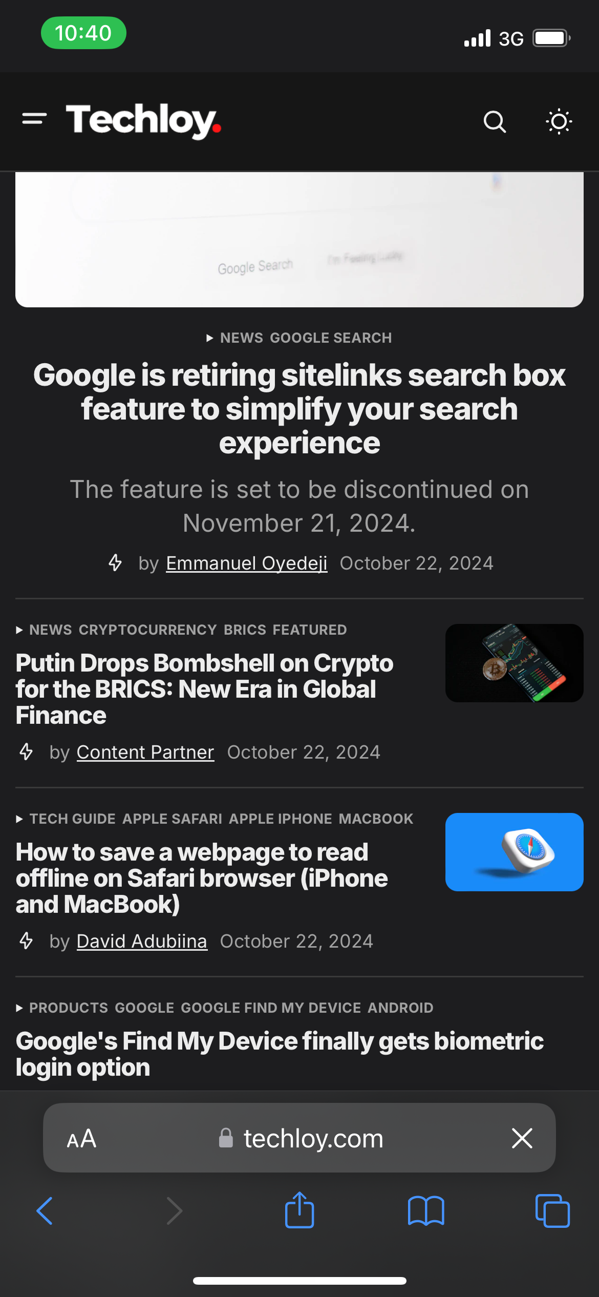 How to enable desktop view in Safari on iPhone