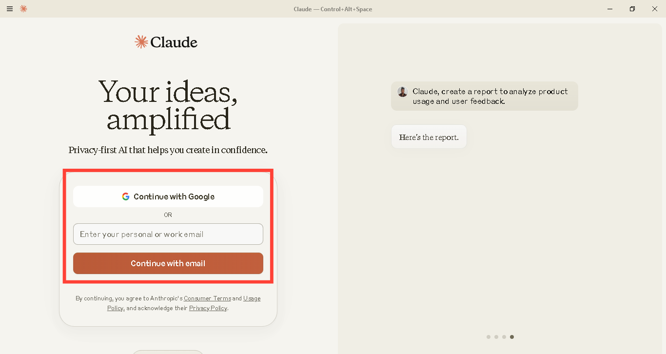 How to install the Claude app on desktop