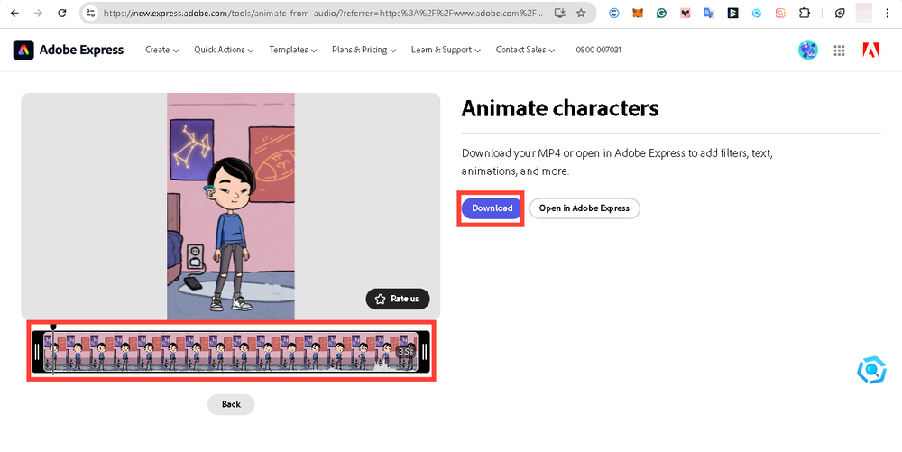 How to Animate Characters Using Adobe Express