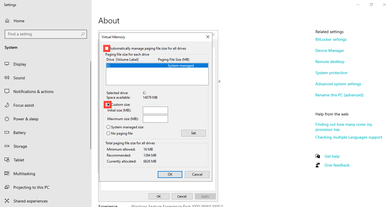 How to increase and decrease virtual RAM capacity on Windows PC