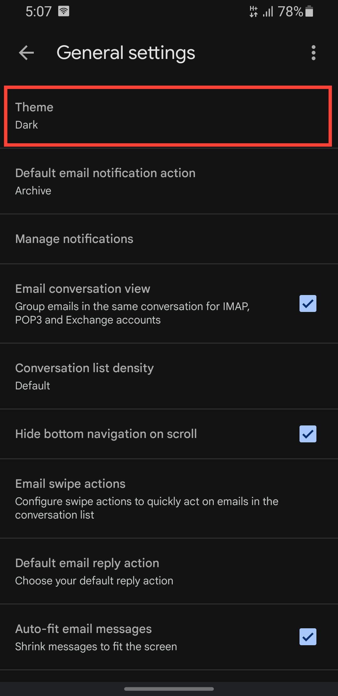 How to change your Gmail background