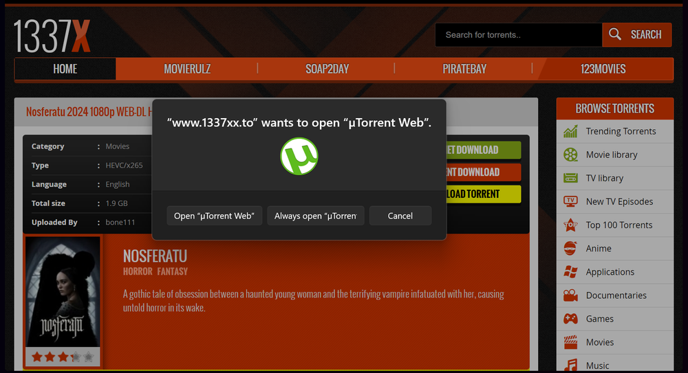 How to Download Movies with uTorrent on your Laptop