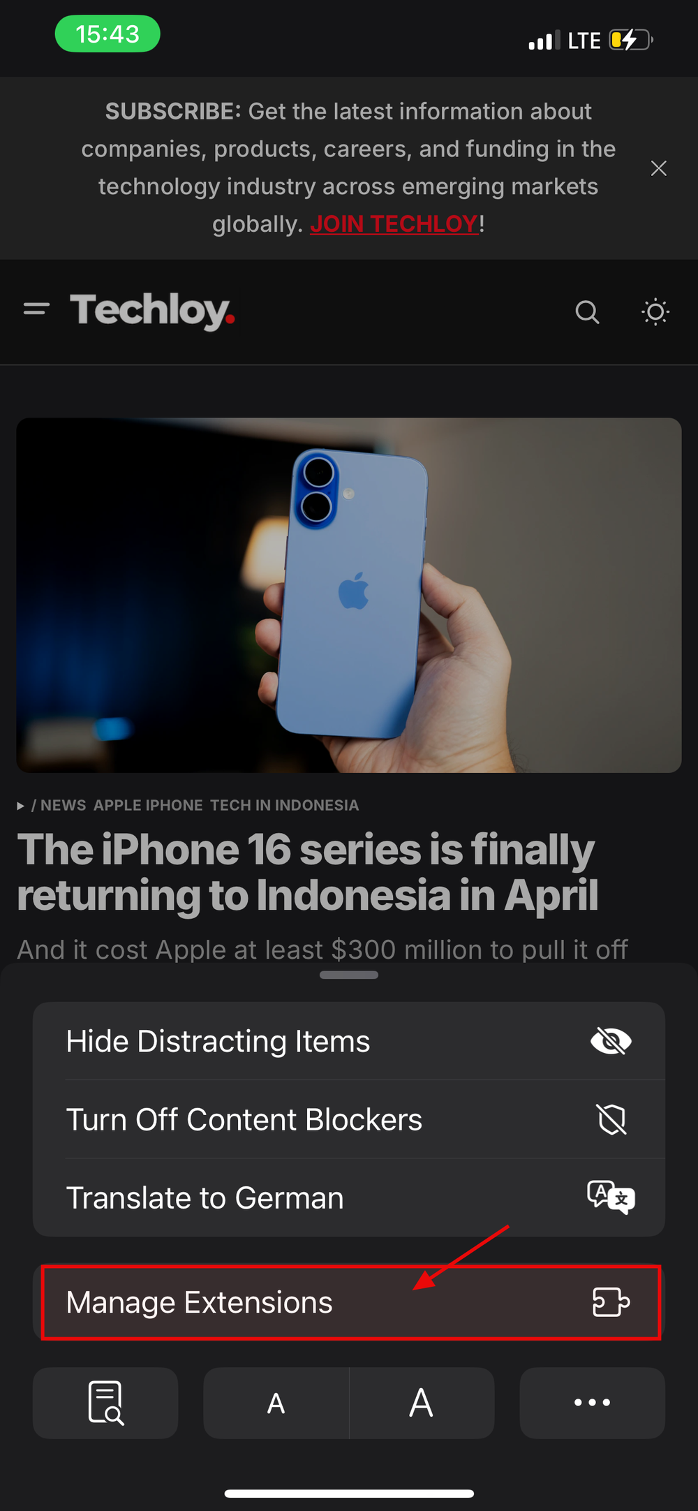 How to Turn Off AdBlock in Safari on iPhone