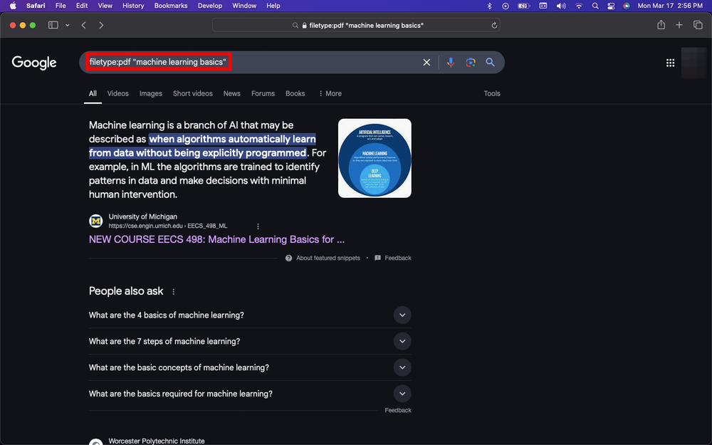 How to improve your search by using Advanced Search Operators on Google
