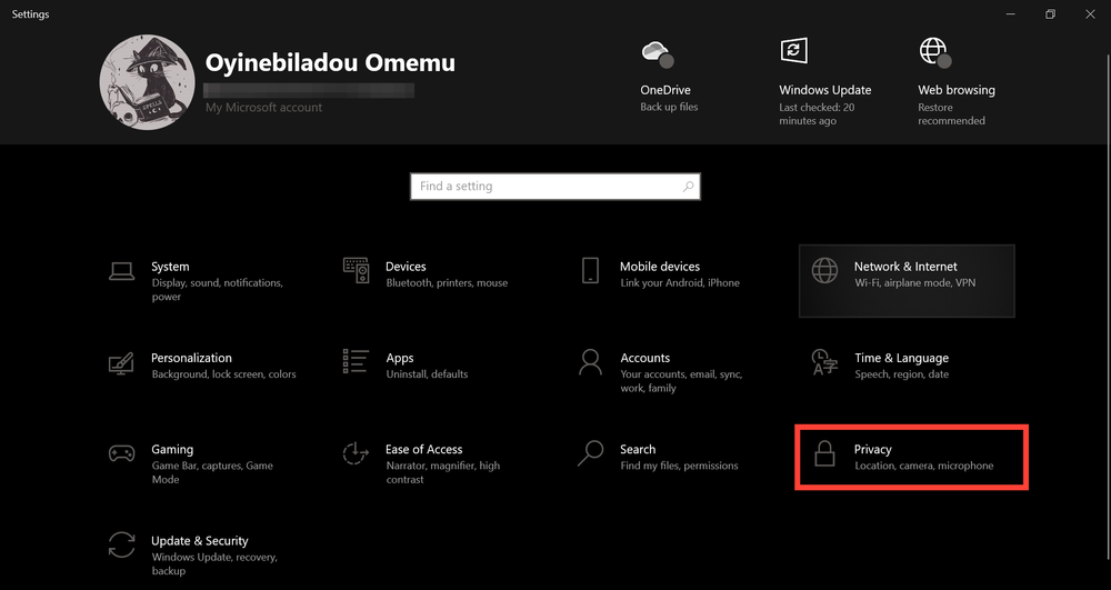 How to disable background apps on Windows