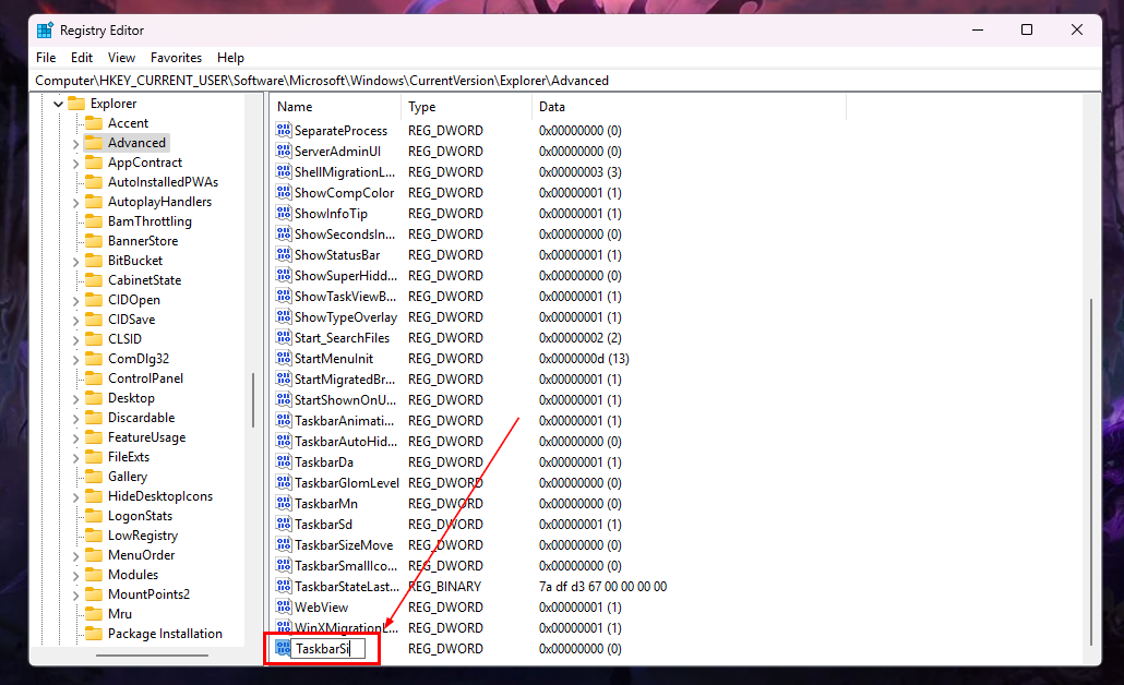 How to Change Taskbar Size in Windows 11