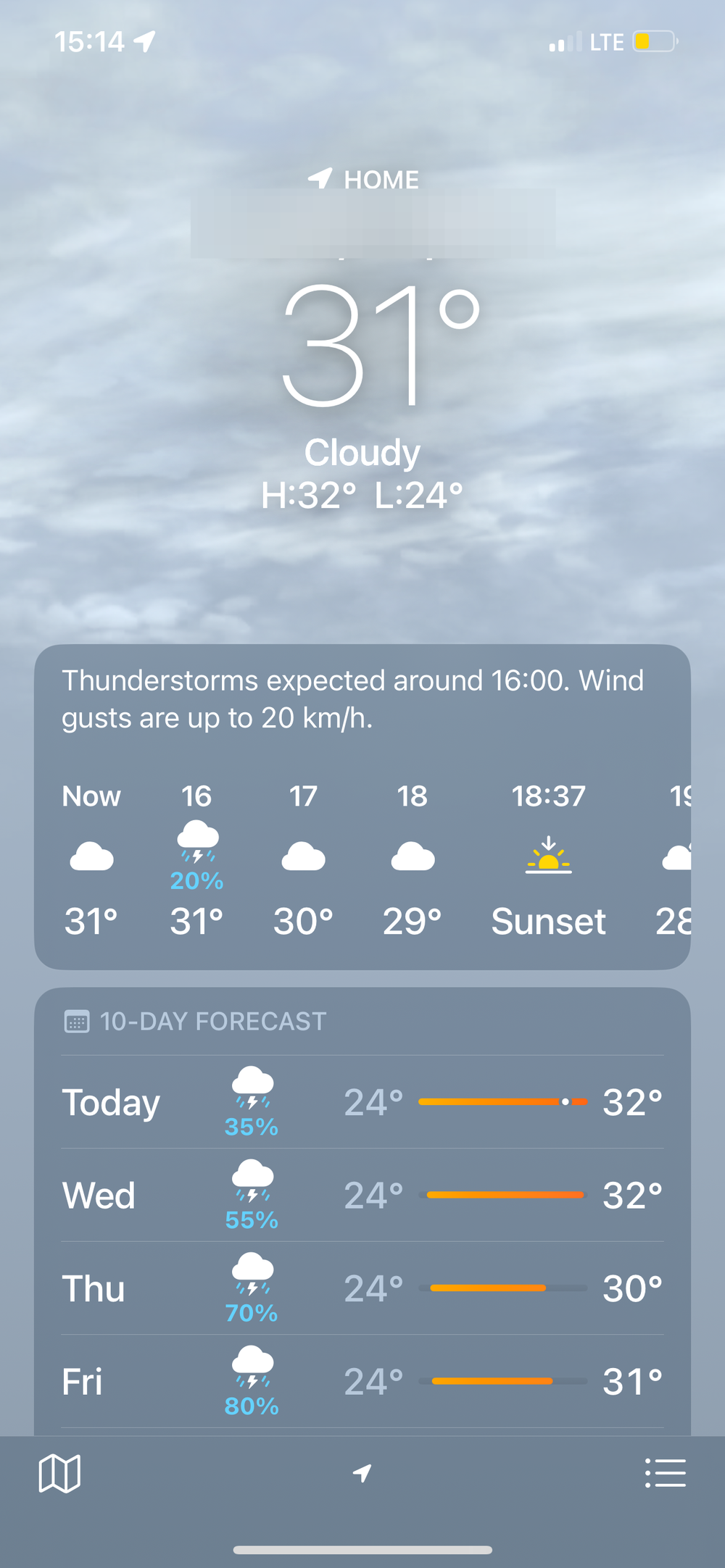 How to Change Weather Location on an iPhone