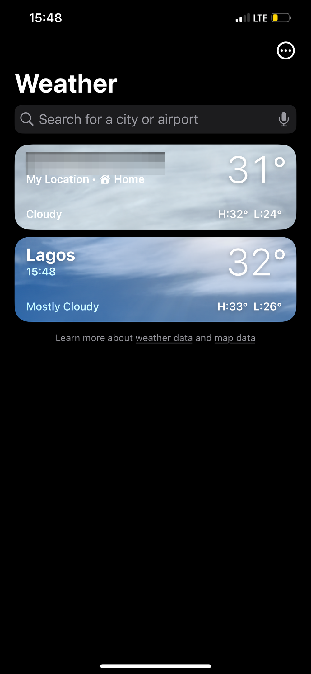 How to Change Weather Location on an iPhone