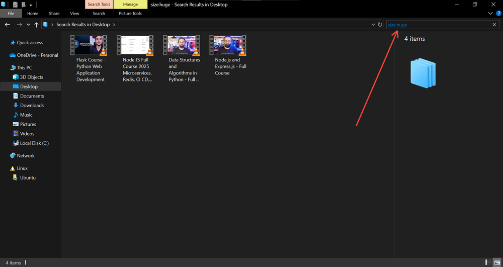 HOW TO: Find Large Files on Your Windows Laptop