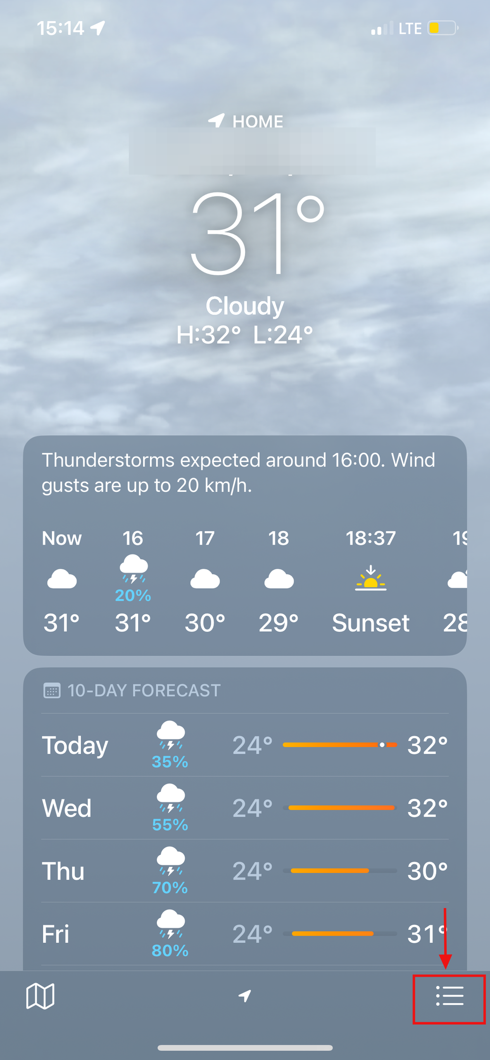 How to Change Weather Location on an iPhone