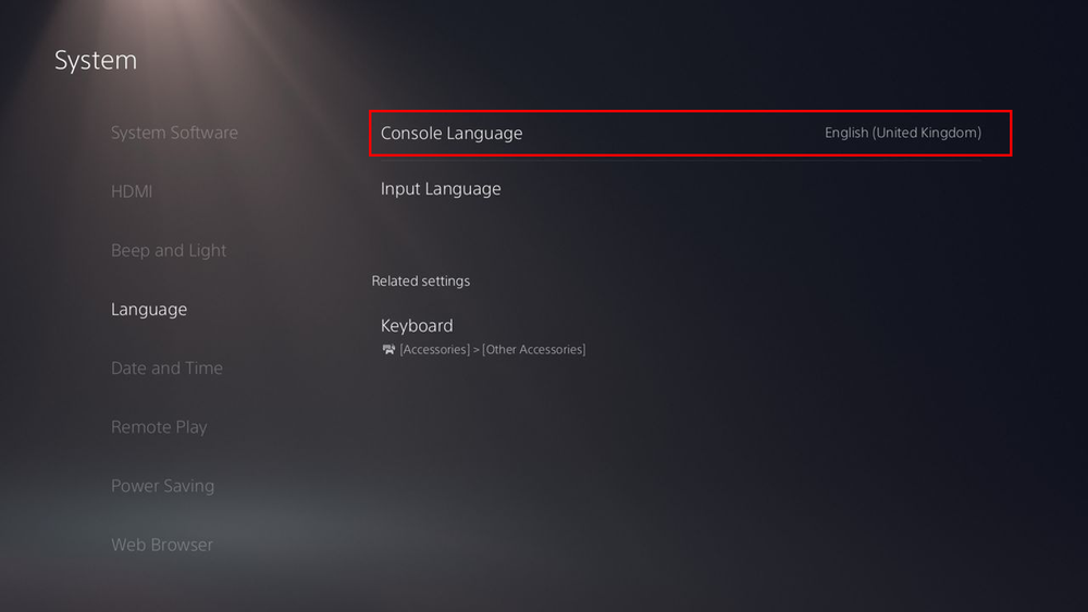 How to change the language on your PS5 gaming console