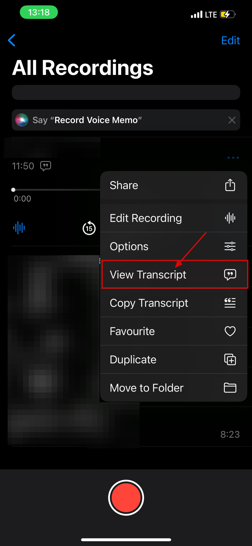 How to Transcribe Voice Recordings to Text on an iPhone