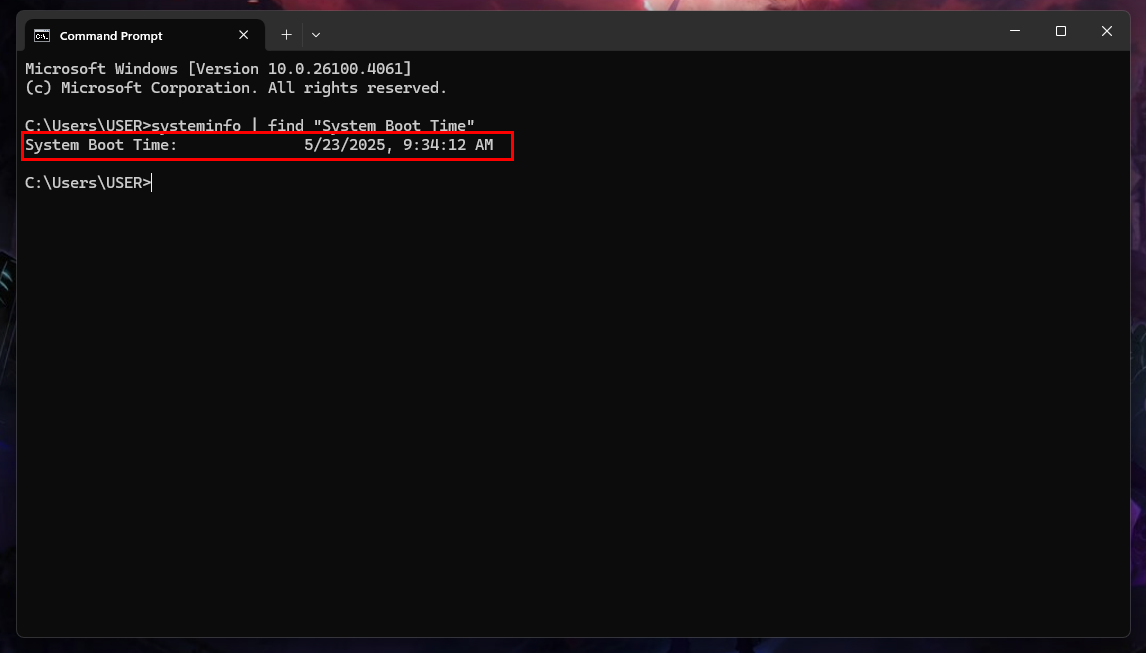 How to Check Your Windows PC Uptime