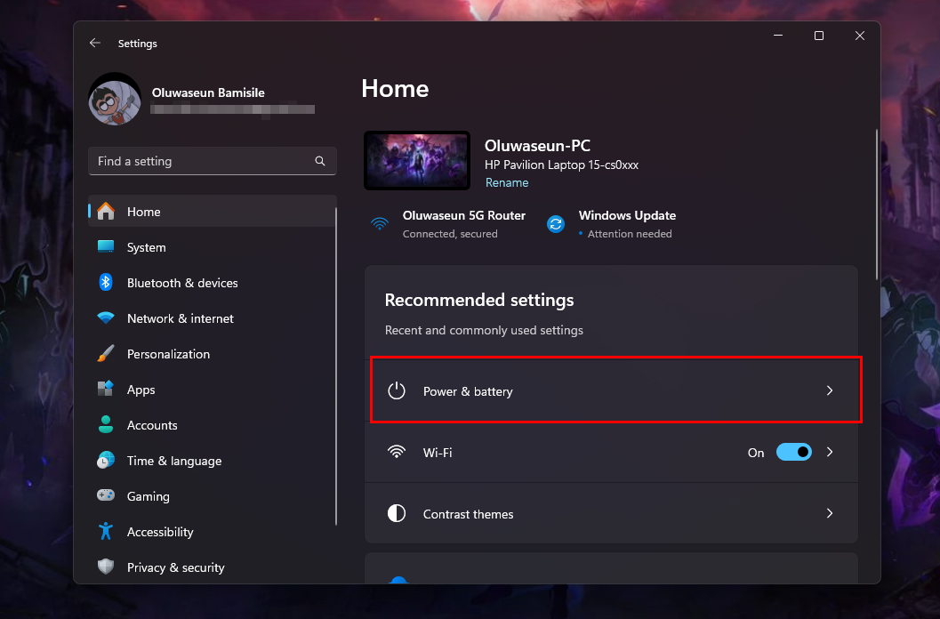 How to Change the Screen Timeout in Windows 11