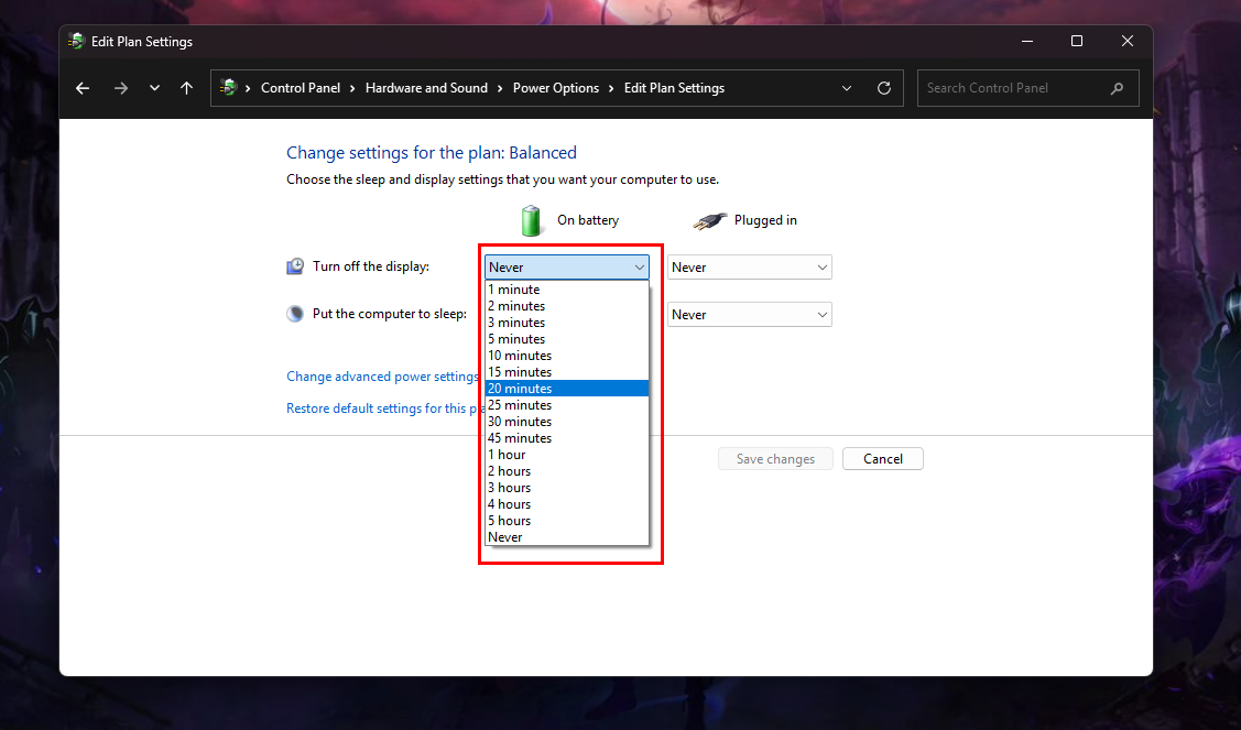 How to Change the Screen Timeout in Windows 11
