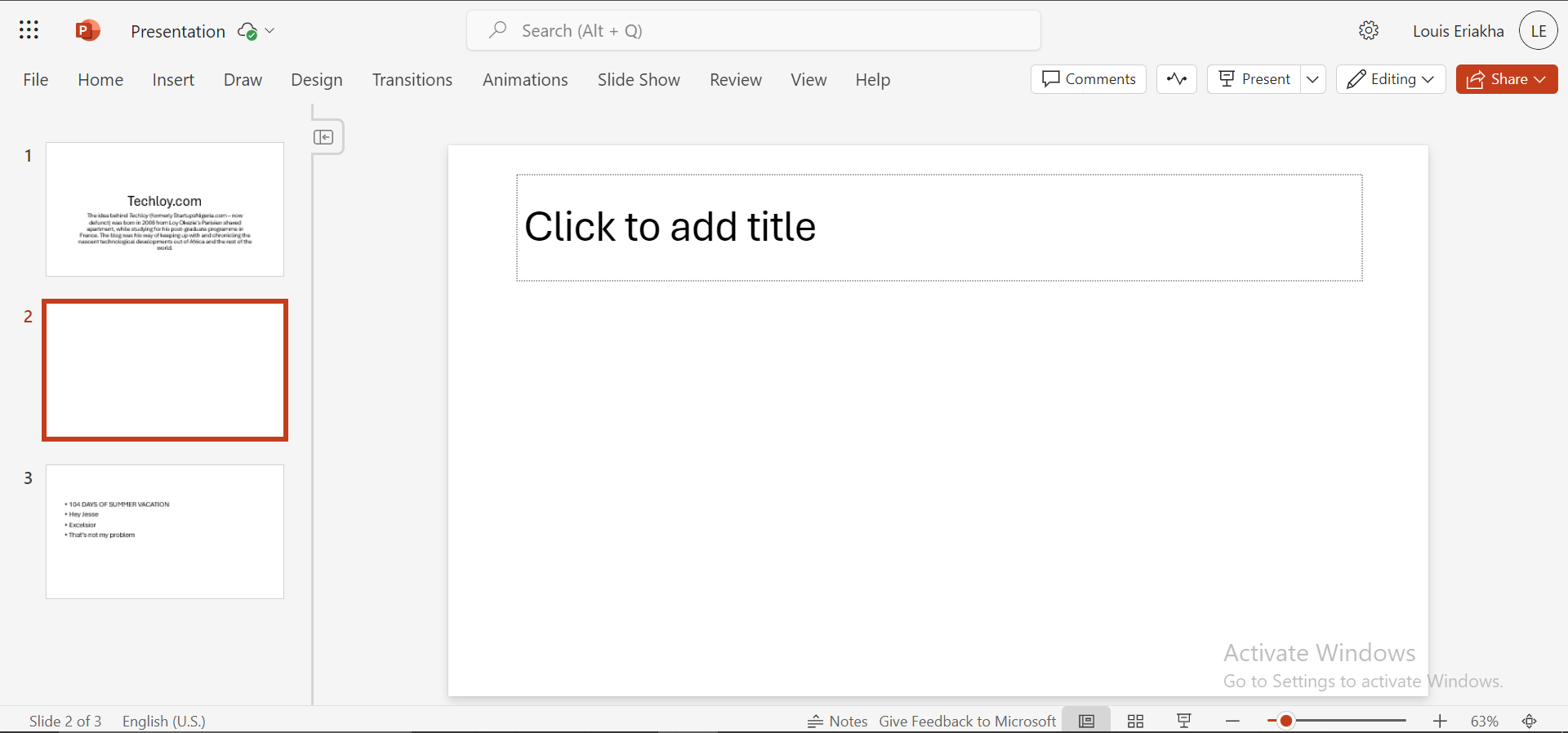 How to delete a slide in PowerPoint