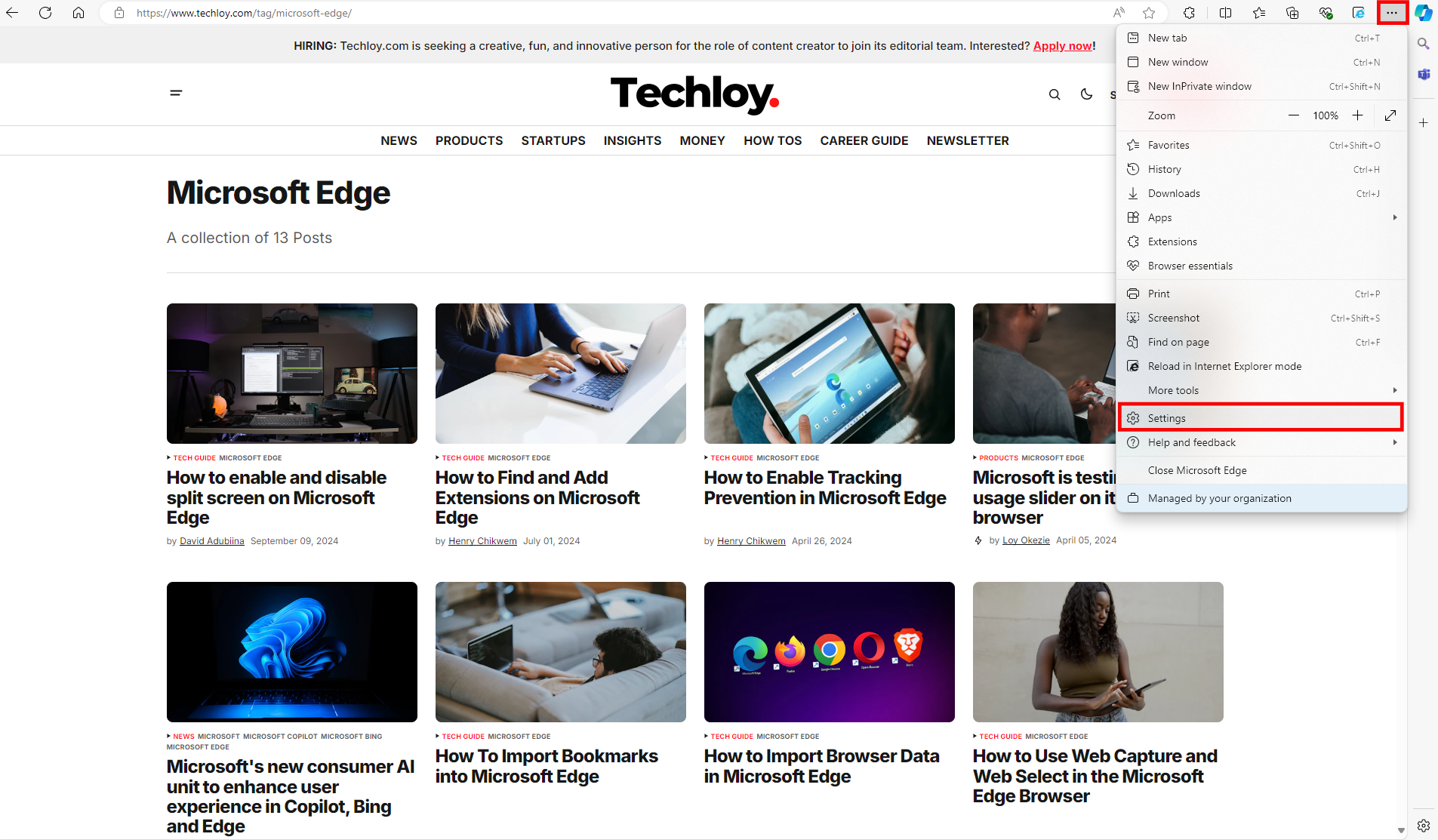 How to toggle on and off Send "Do Not Track" request on Microsoft Edge