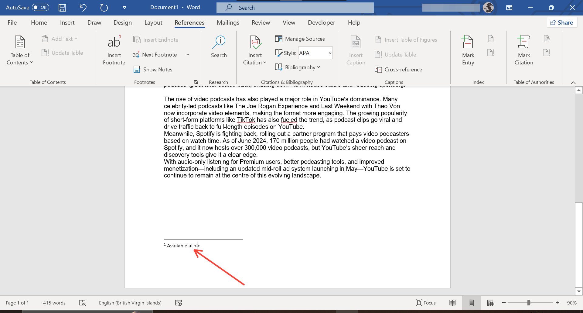 How to Add Footnotes in Google Docs and Microsoft Word