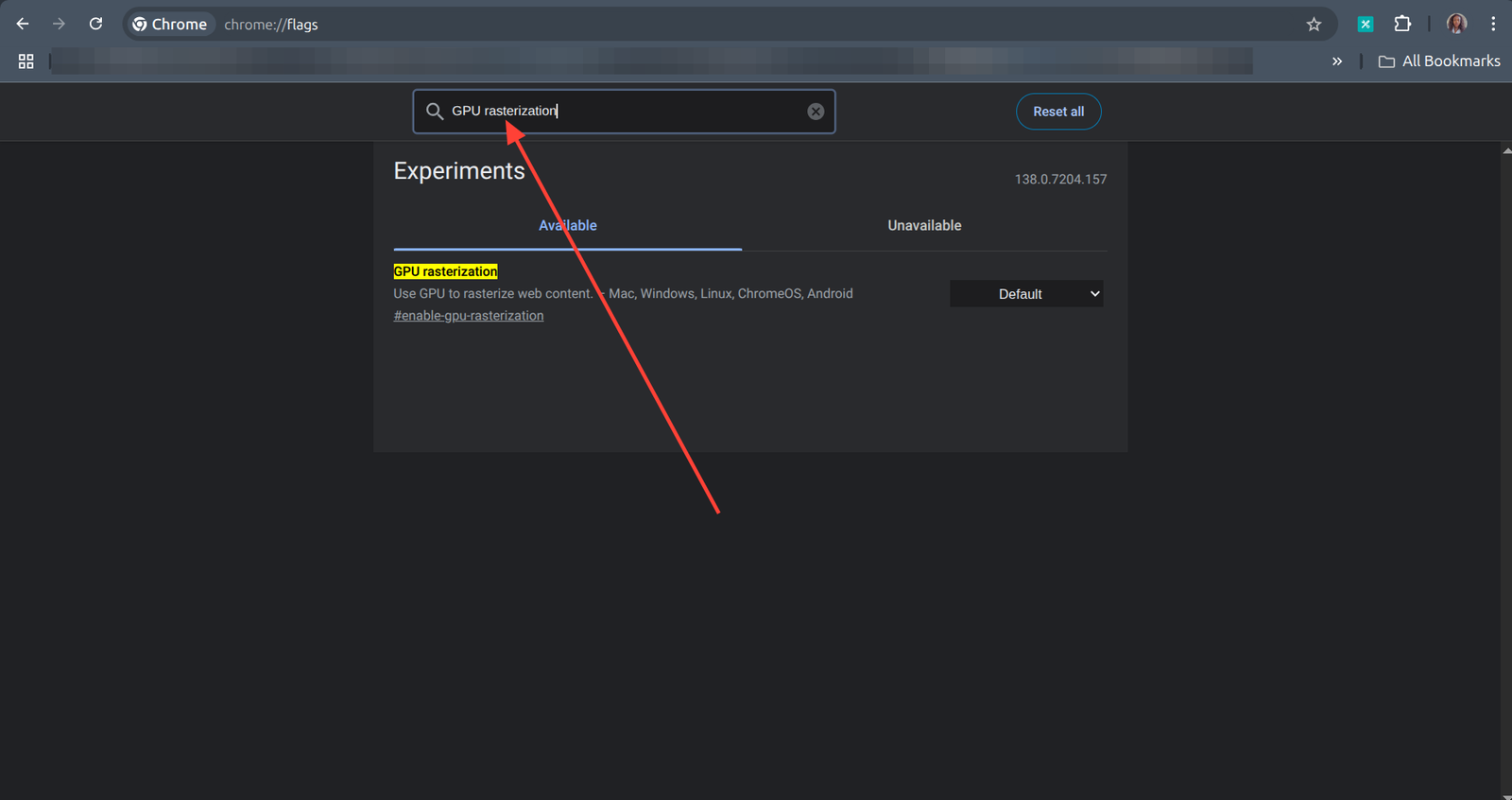 How to enable GPU rasterisation in Chrome