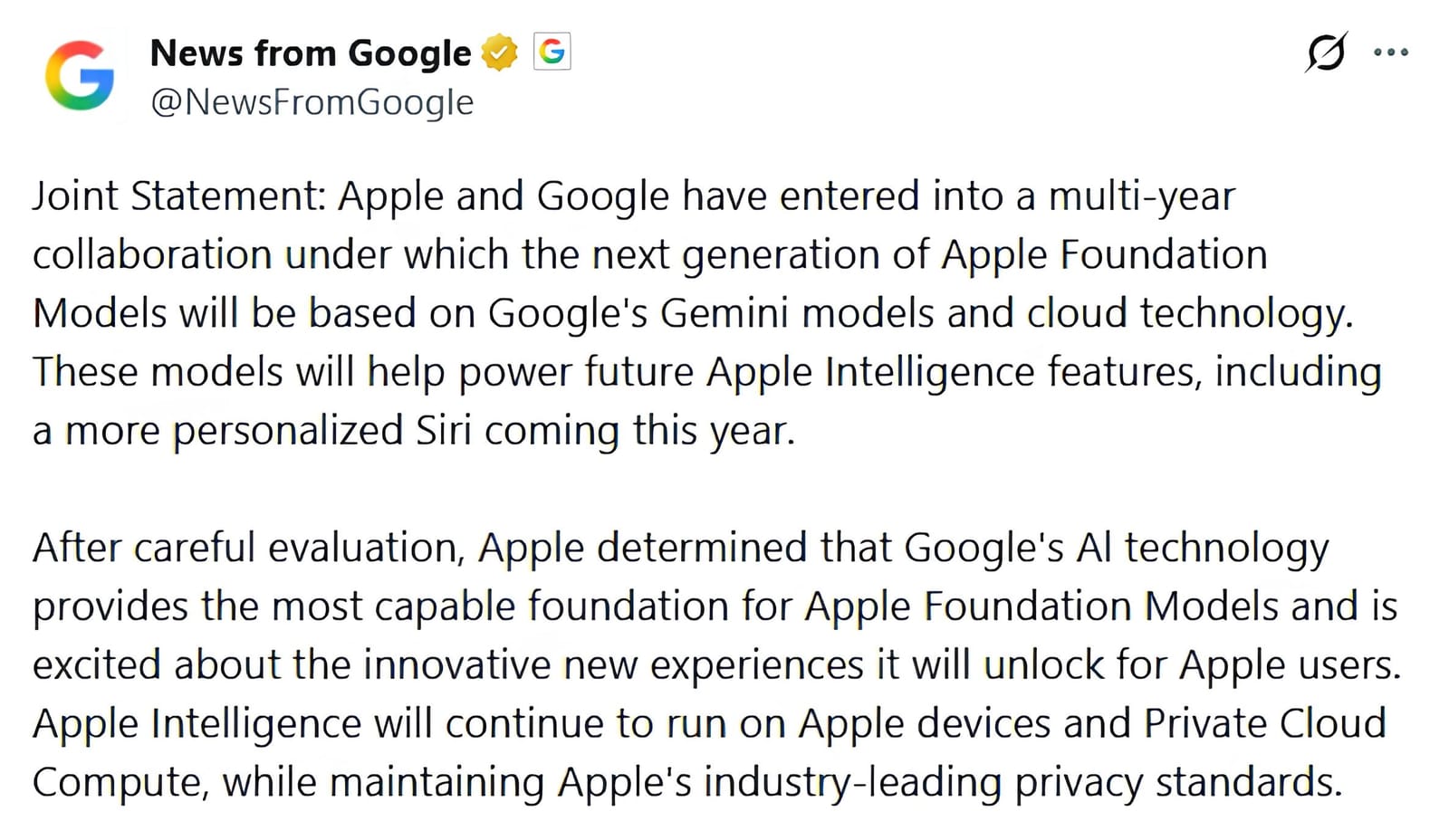Apple Hands the Keys to Siri to Google in $1B Gemini AI Deal
