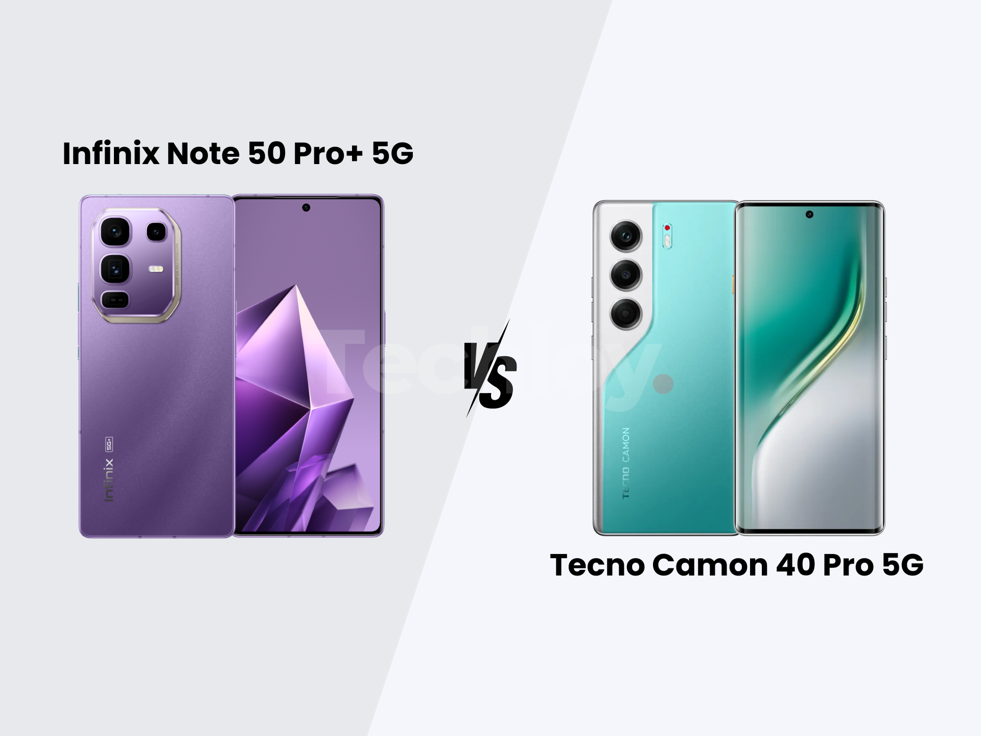 Infinix Note 50 Pro+ 5G vs Tecno Camon 40 Pro 5G: Which Should You Buy?