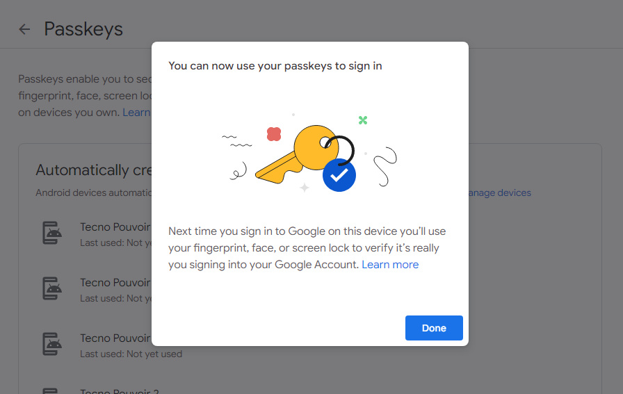 How To Set Up Your Google Passkey