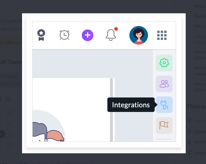How to Integrate Microsoft Teams with Zoho Connect