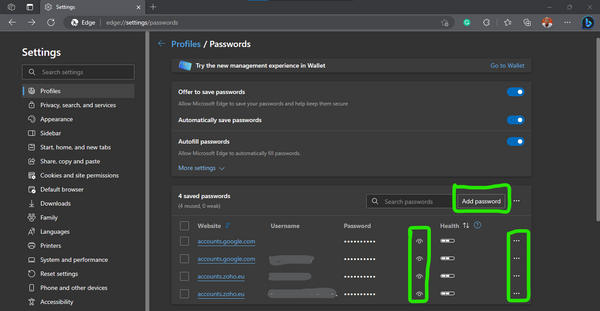 How to View Your Saved Passwords in Microsoft Edge