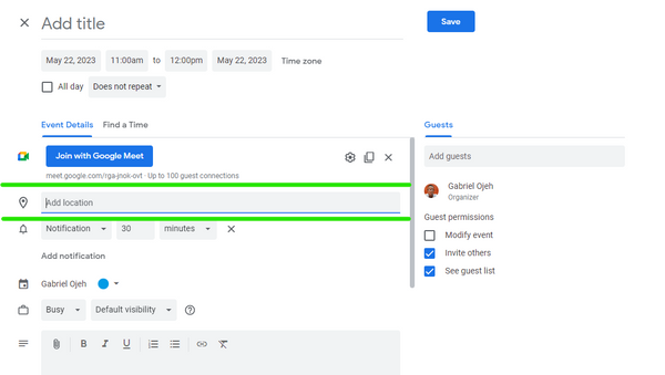 How to Create an RSVP Event in a Google Calendar
