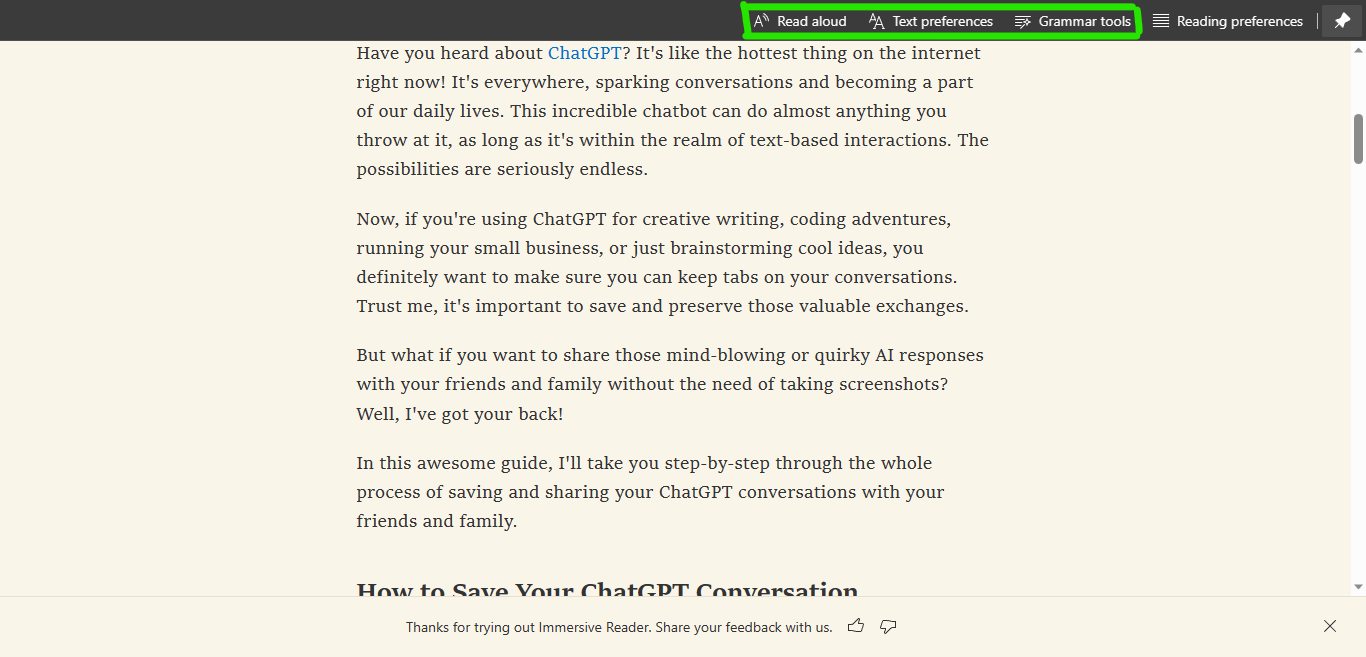 How to Use Reader Mode on Microsoft Edge