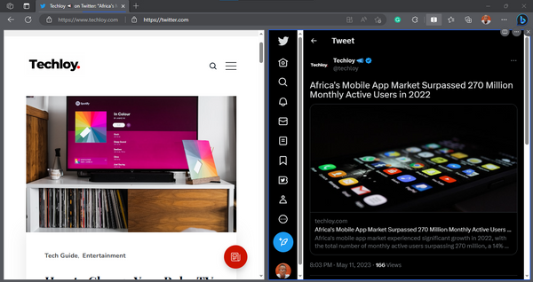 How to Split Screen in Microsoft Edge Browser