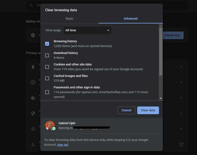 How to Clear Browser History on Chrome