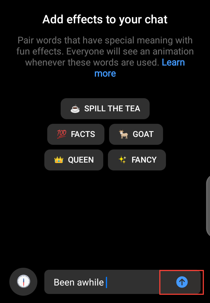 How to Create and Use Word Effects on Messenger
