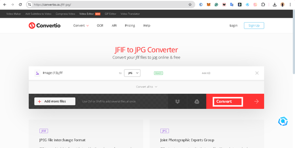 How to convert file format using Convertio