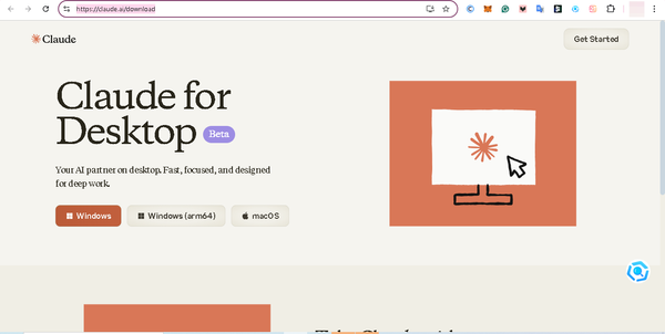 How to install the Claude app on desktop