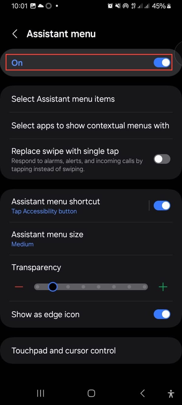 How to Turn on the Assistant Menu on Your Samsung Phone