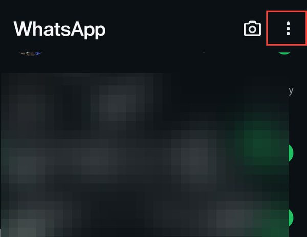 How to block unknown account messages on WhatsApp