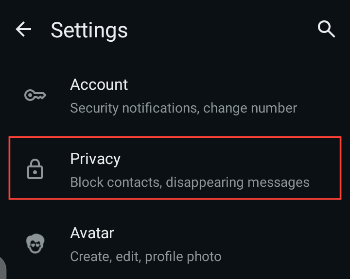 How to block unknown account messages on WhatsApp