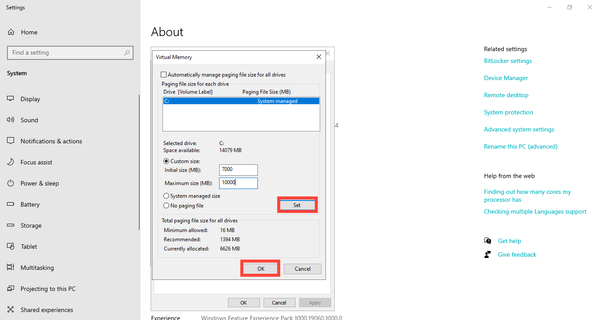 How to increase and decrease virtual RAM capacity on Windows PC