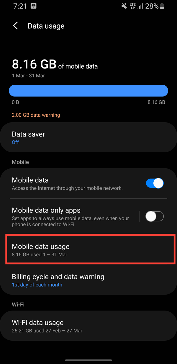 HOW TO: Track Data Usage on a Samsung Galaxy Phone