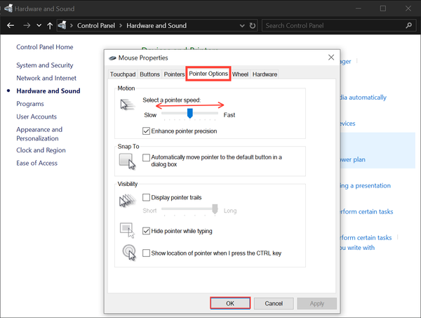 HOW TO: Change Mouse Cursor Speed on Windows 10