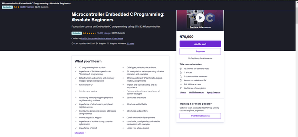 Top Embedded Systems Engineering courses in 2025
