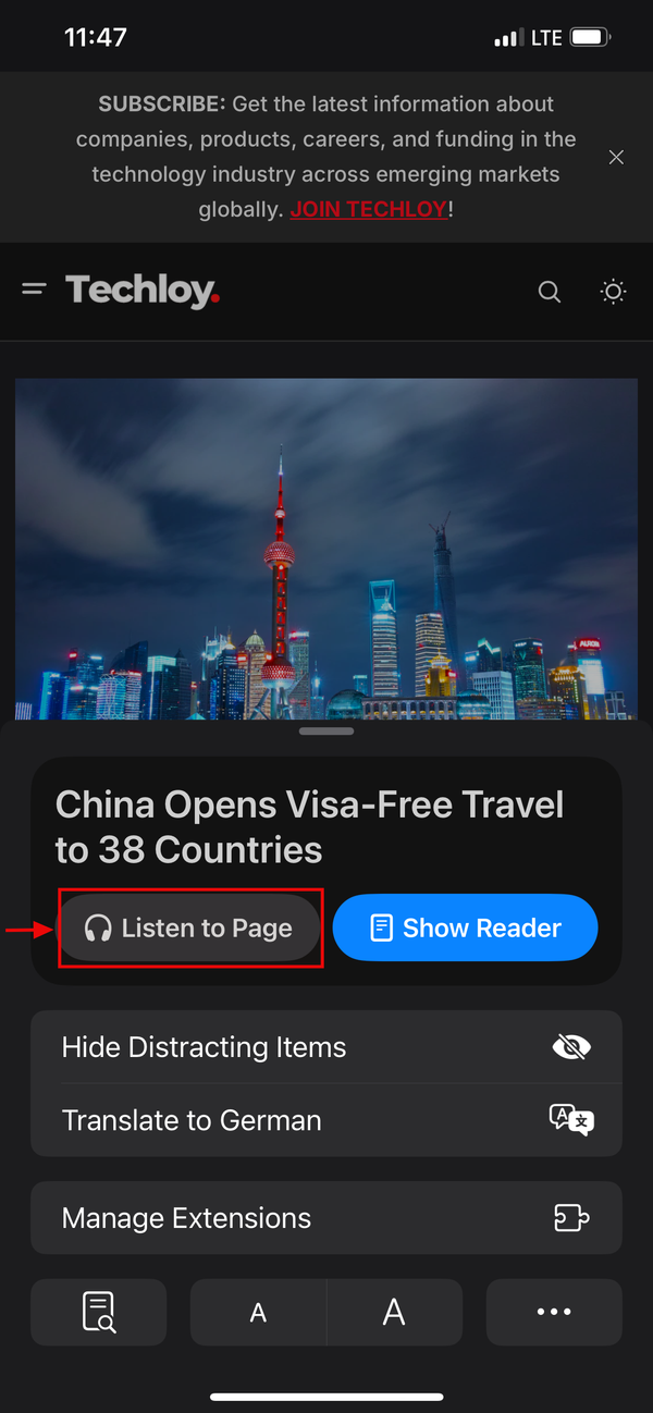 How to Read Aloud a Webpage on Safari on iPhone and Mac